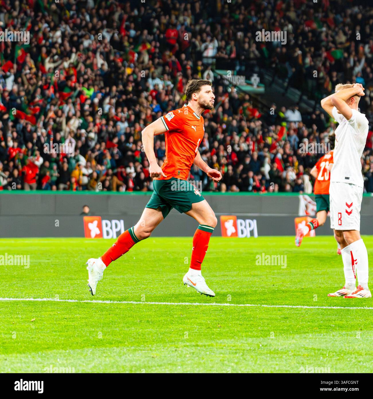 Lisbon, Portugal. 23rd March 2025. UEFA Nations league: Portugal v ...