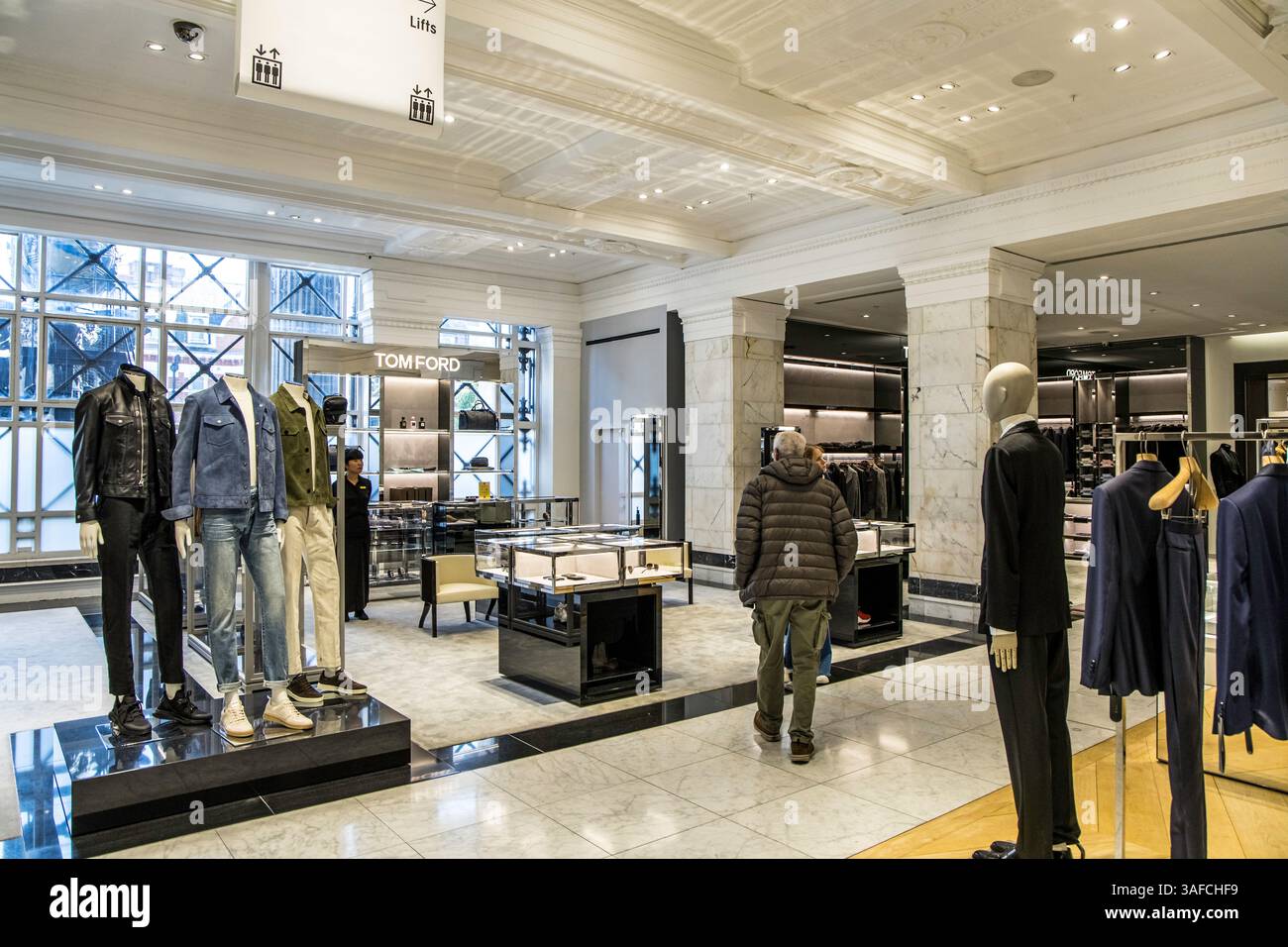 London, UK- August 6, 2023: Selfridges department store interior Tom ...