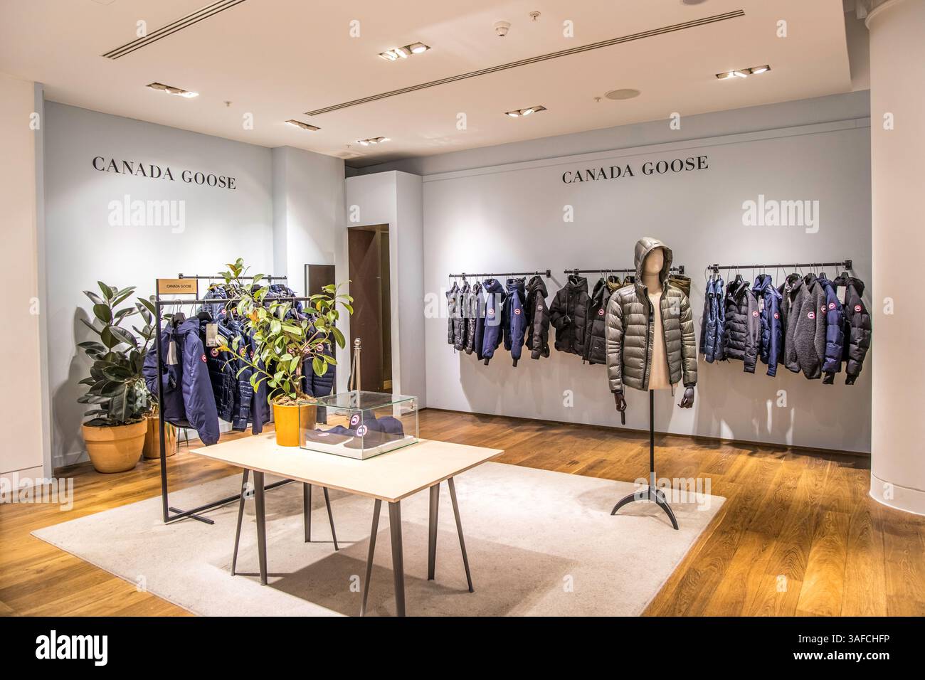 London, UK- August 6, 2023: Selfridges department store interior Canada ...