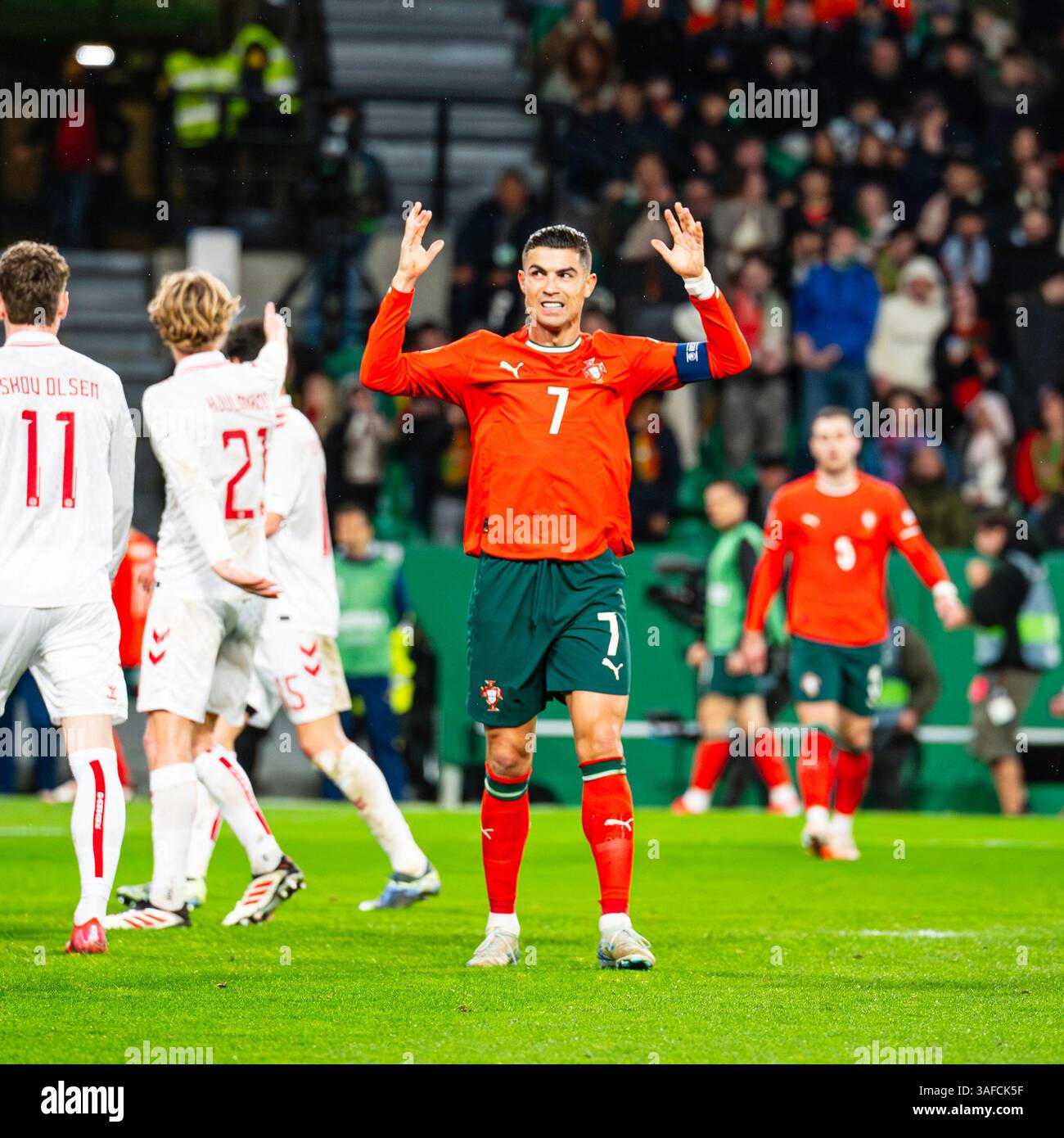 Lisbon, Portugal. 23rd March 2025. UEFA Nations league: Portugal v ...