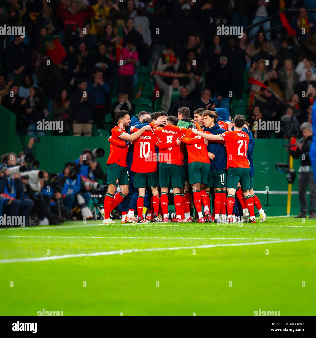 Lisbon, Portugal. 23rd March 2025. UEFA Nations league: Portugal v ...