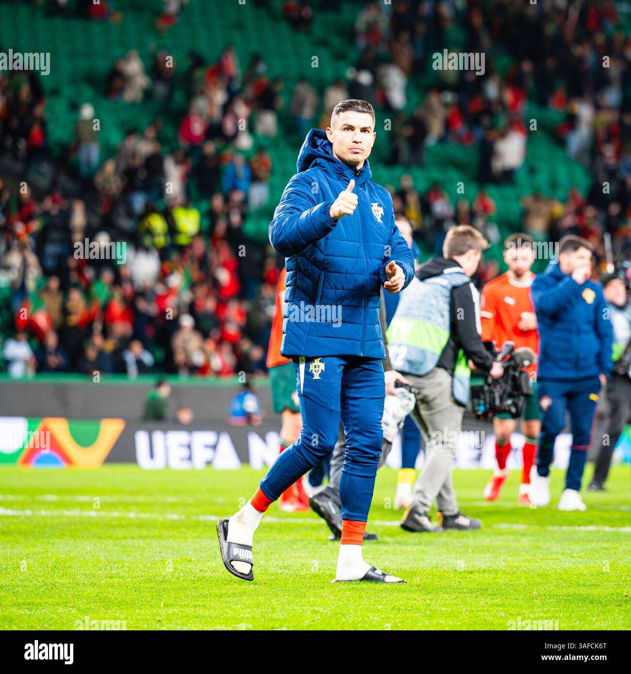 Lisbon, Portugal. 23rd March 2025. UEFA Nations league: Portugal v ...