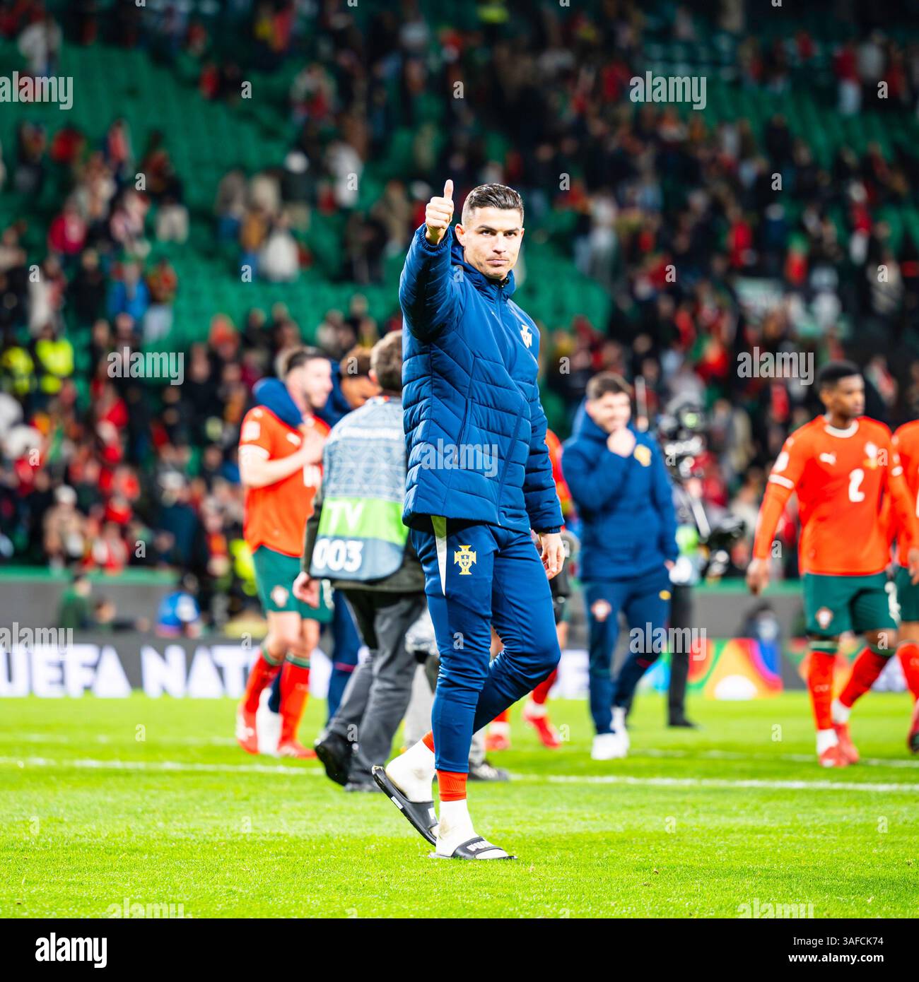 Lisbon, Portugal. 23rd March 2025. UEFA Nations league: Portugal v ...