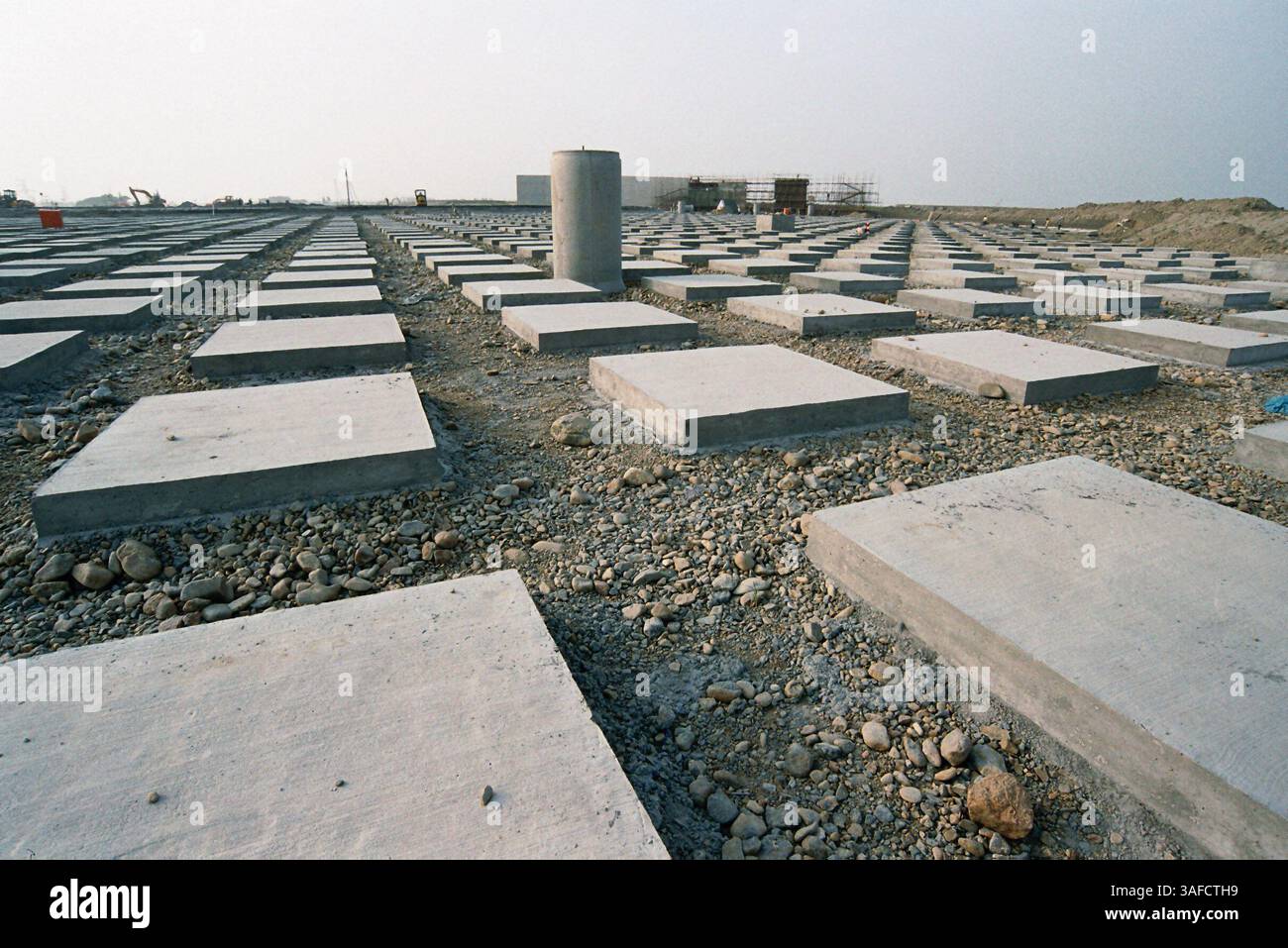 May 30, 2003; Shanghai, CHINA; Construction site of the new F1 racing ...