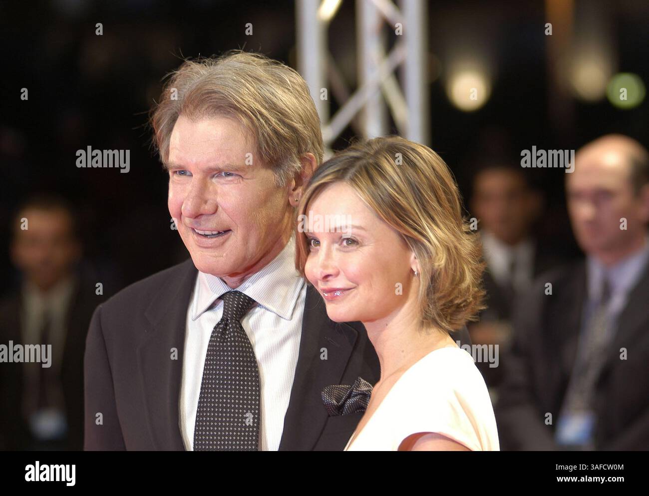 Actor HARRISON FORD & girlfriend actress CALISTA FLOCKHART in Deauville ...