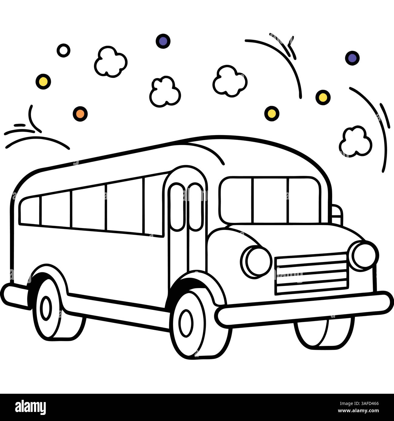 Vehicles Coloring Pages for Kids – Educational Transport Fun to Color ...