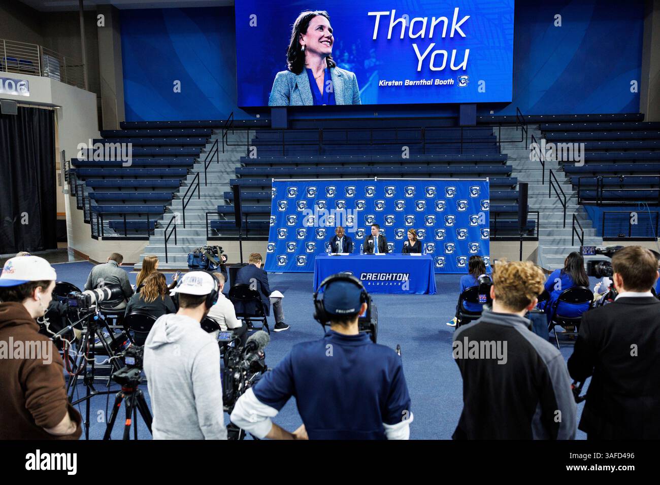 A look inside Sokol Arena as Brian Rosen is introduced to replace ...