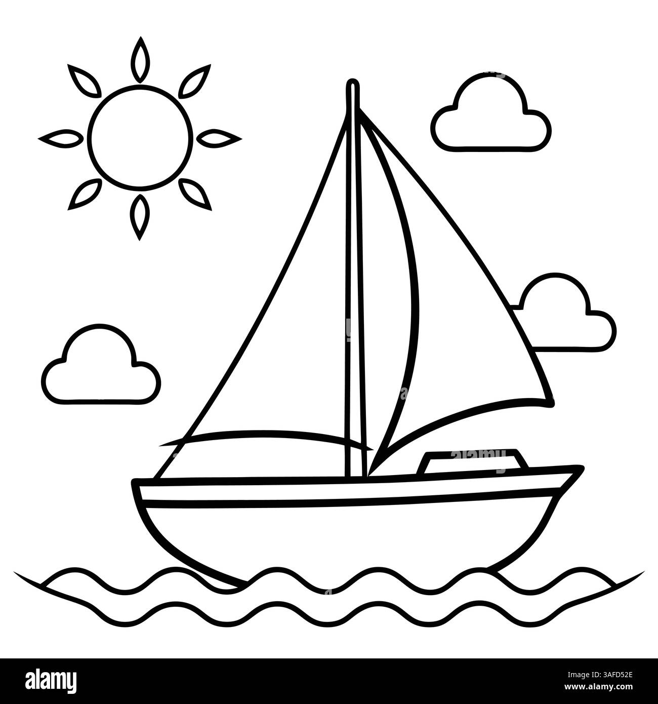 Vehicles Coloring Pages for Kids – Educational Transport Fun to Color ...