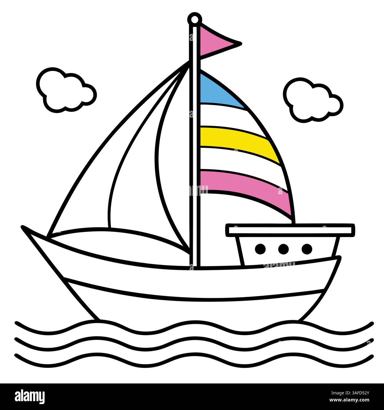 Vehicles Coloring Pages for Kids – Educational Transport Fun to Color ...