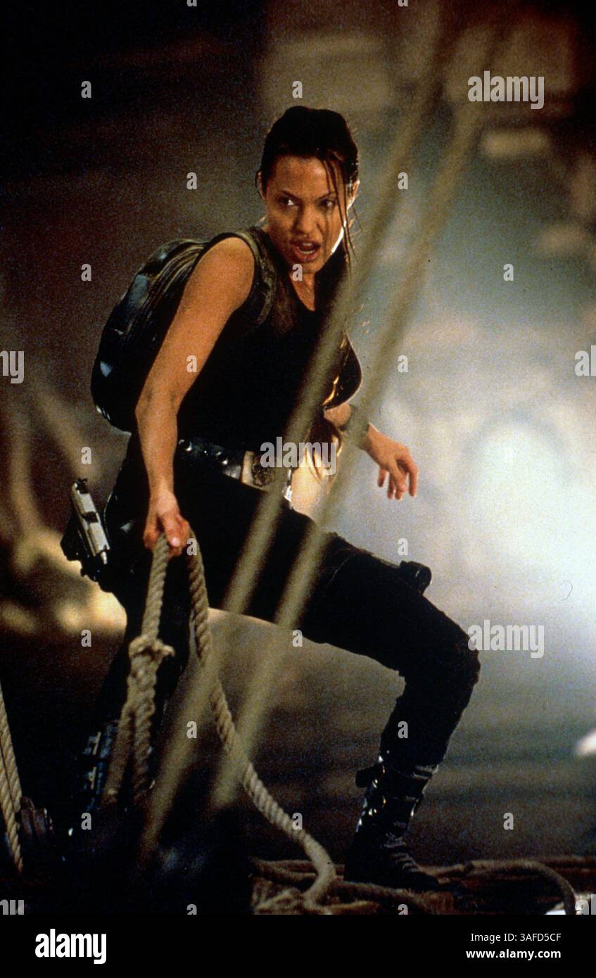 Jul 03, 2001; Los Angeles, CA, USA; ANGELINA JOLIE stars as Lara Croft ...