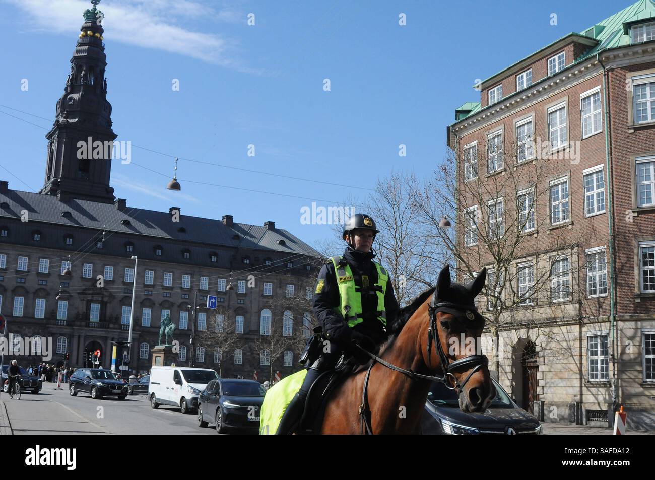 Copenhagen/ Denmark/07 APRIL 2025/.Danish police excort kings rpuyal ...