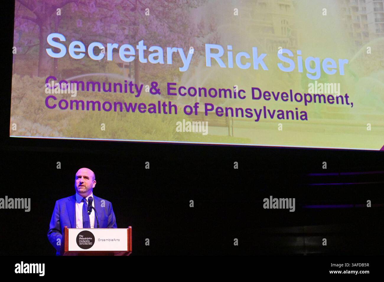 Philadelphia, United States. 07th Apr, 2025. Secretary Rick Siger ...