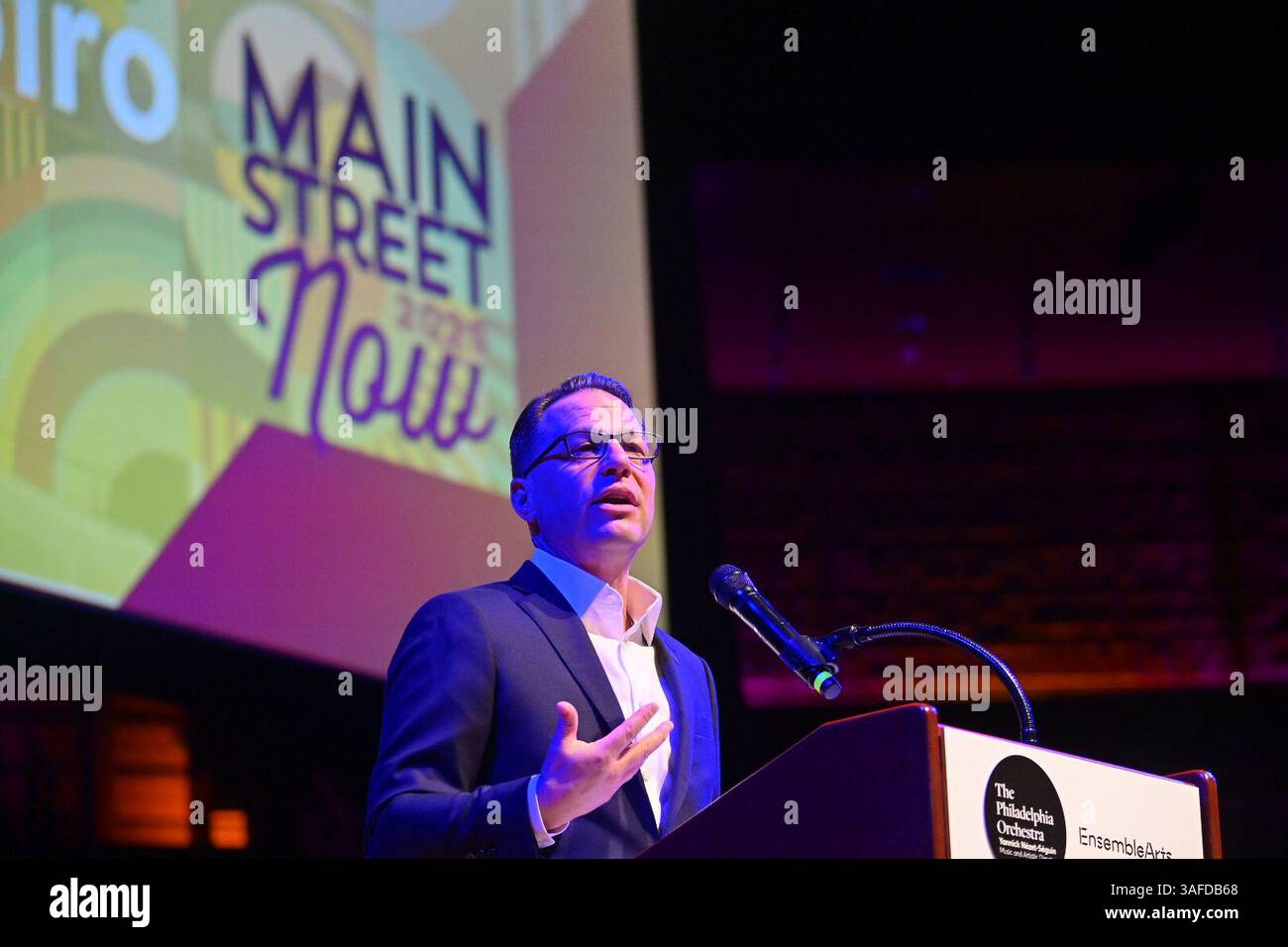 Philadelphia, United States. 07th Apr, 2025. Governor Josh Shapiro ...