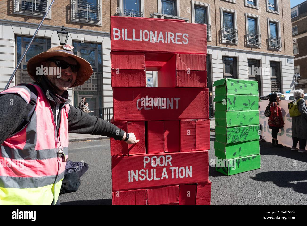 London, UK. 7 April, 2025. Environmental activists from Extinction ...