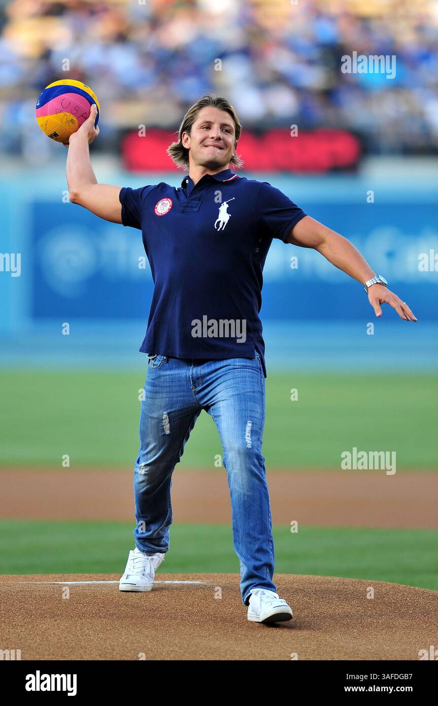 July 3, 2012 Los Angeles, CA.Tony Azevedo member of the USA Olympic ...