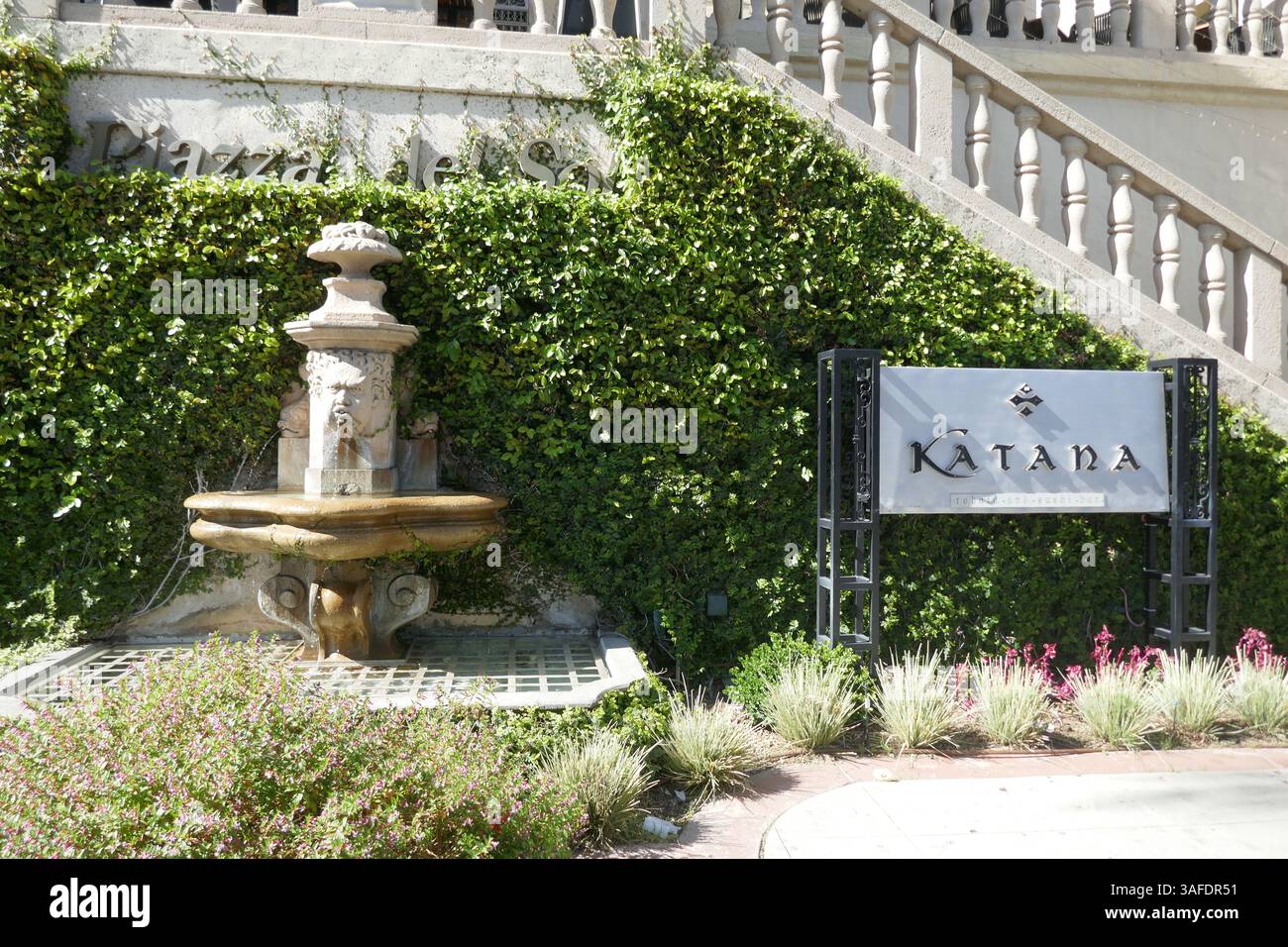 Los Angeles, California, USA 6th April 2025 Katana Restaurant on Sunset ...