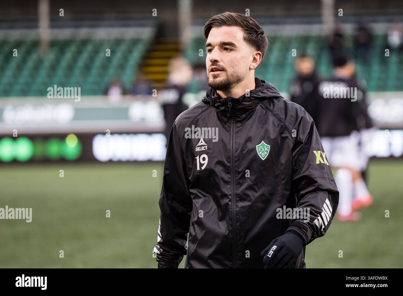 250407 Brages Haris Brkic inför fotbollsmatchen i Superettan mellan ...