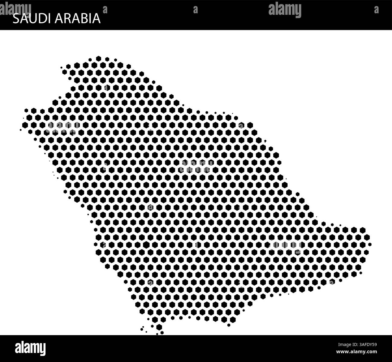 Saudi arabia map dots hi-res stock photography and images - Alamy