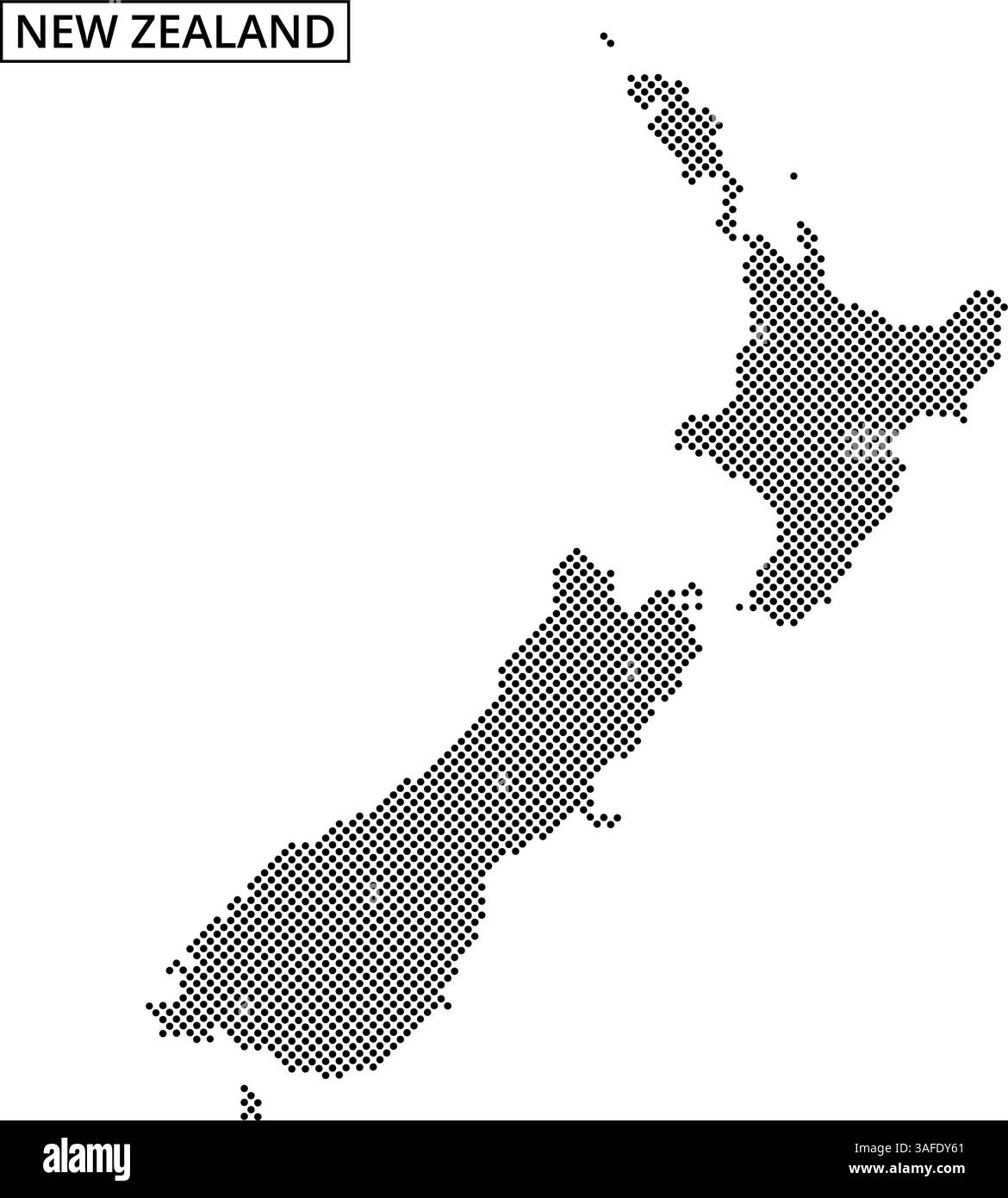 This graphic showcases a stylized map of New Zealand, featuring a ...