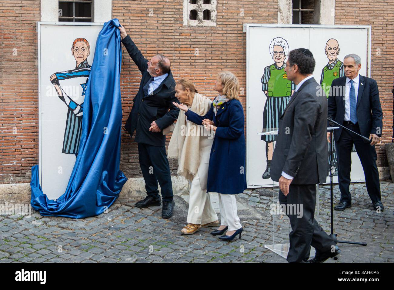 Inaugurazione del murales “Star of David” dedicato ad Edith Bruck dell ...