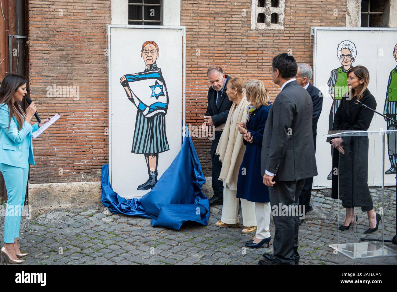 Inaugurazione del murales “Star of David” dedicato ad Edith Bruck dell ...