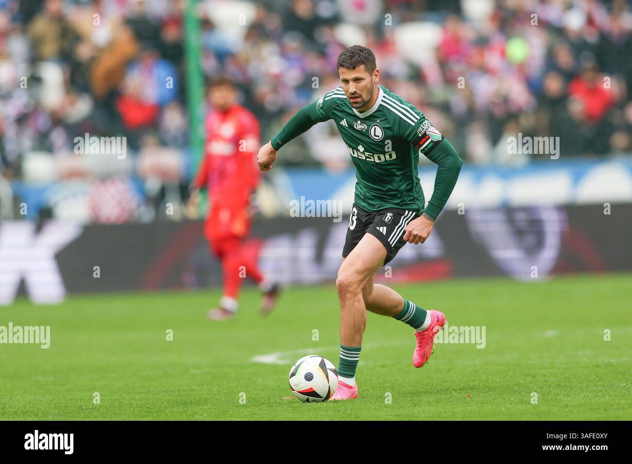 Pawel Wszolek of Legia Warszawa seen in action during Polish League PKO ...
