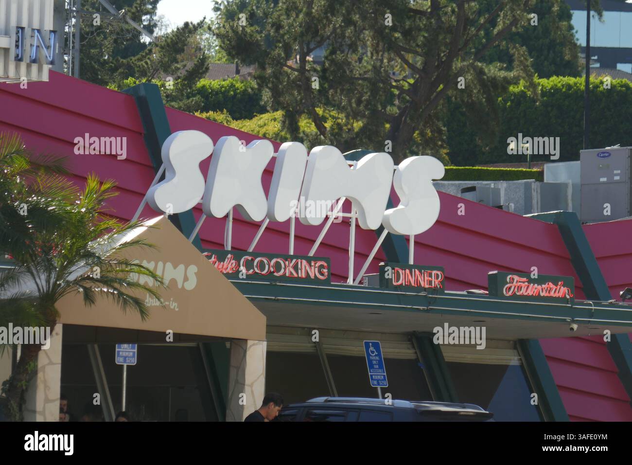 Los Angeles, California, USA 6th April 2025 Kim Kardashian Skims Store ...