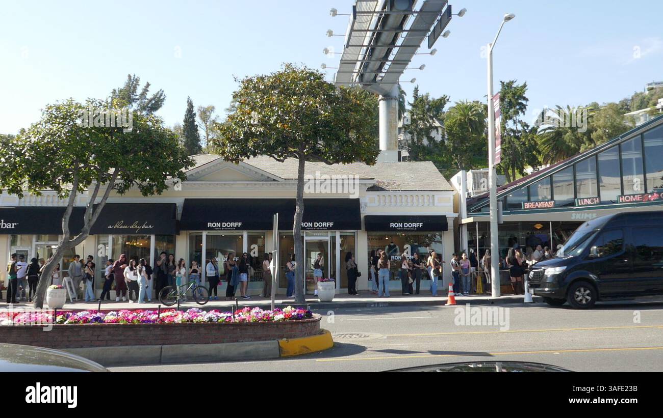 Los Angeles, California, USA 6th April 2025 Kim Kardashian Skims Store ...