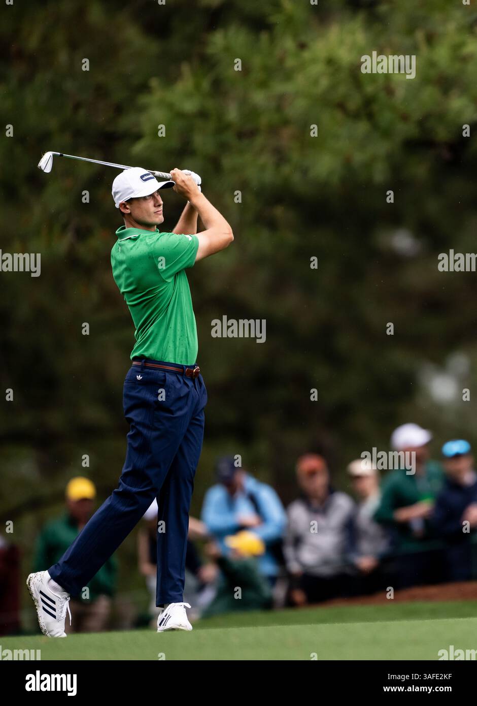Ludvig Åberg of, Sweden. , . during a practice round prior to the 2025 ...
