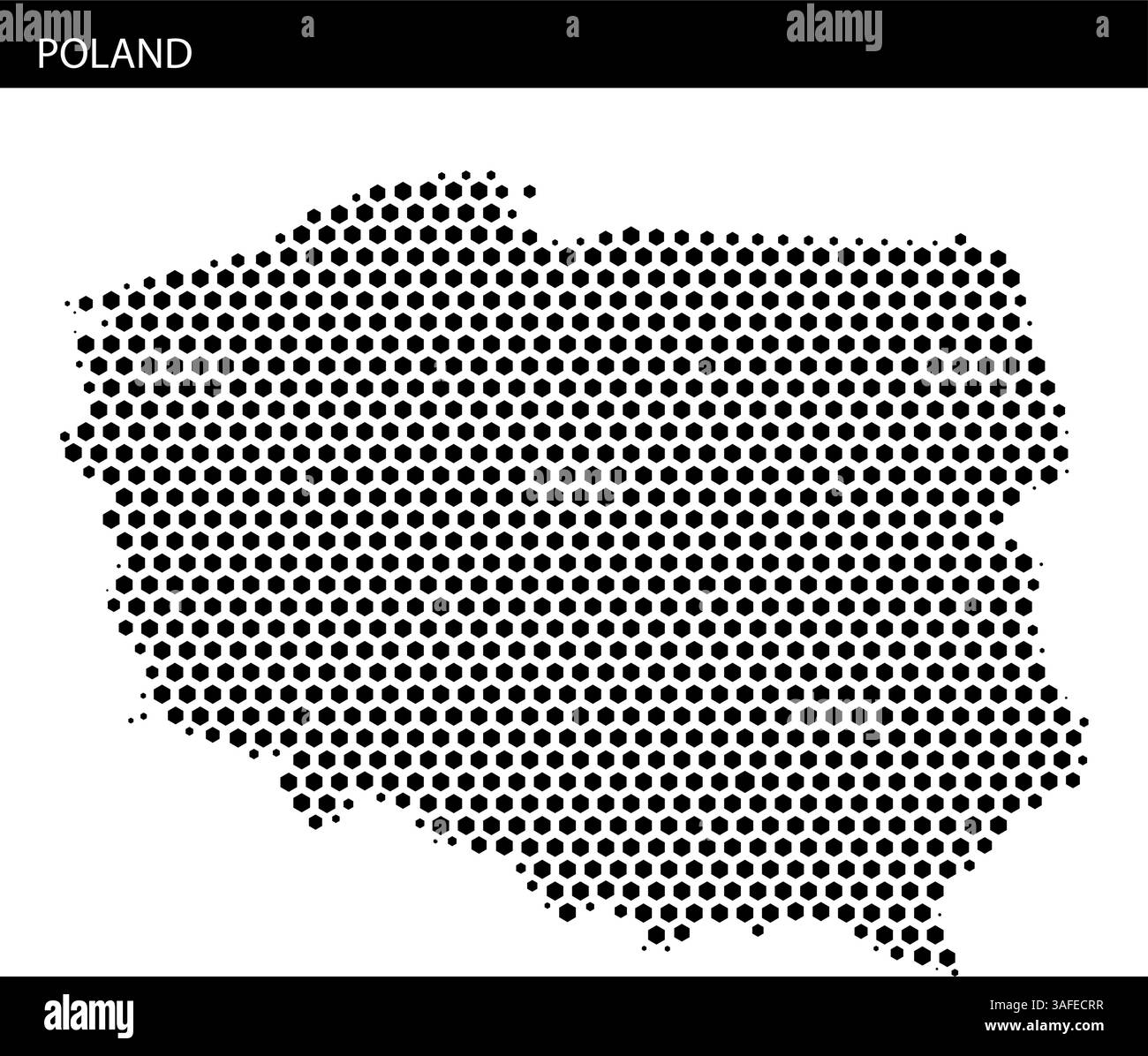 This design features a dotted map of Poland, highlighting its borders ...