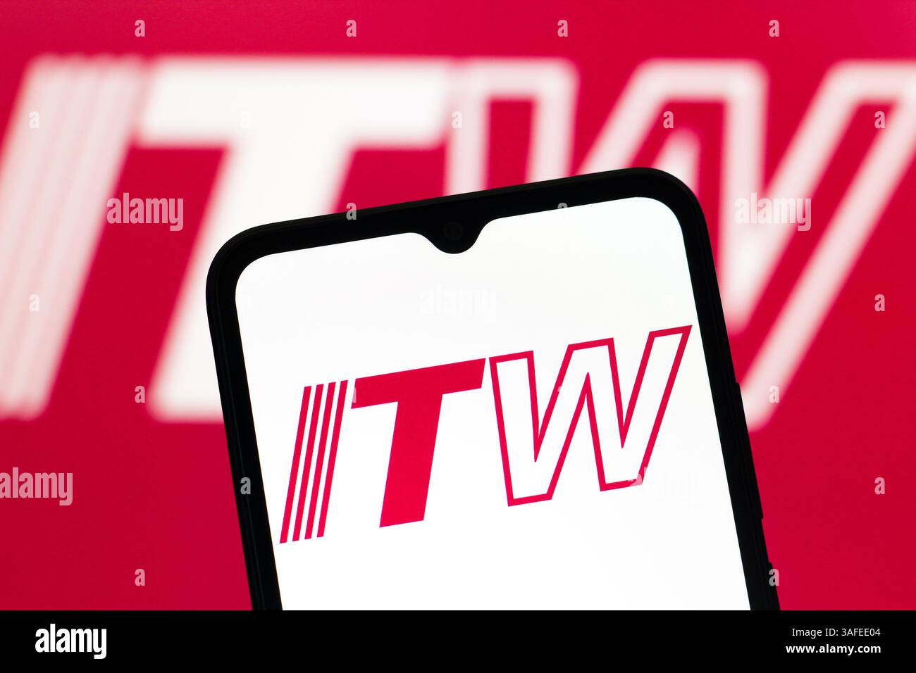 Canada. 07th Apr, 2025. In this photo illustration, the ITW (Illinois ...