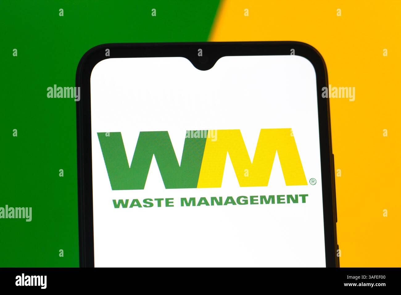 Canada. 07th Apr, 2025. In this photo illustration, the WM (Waste ...