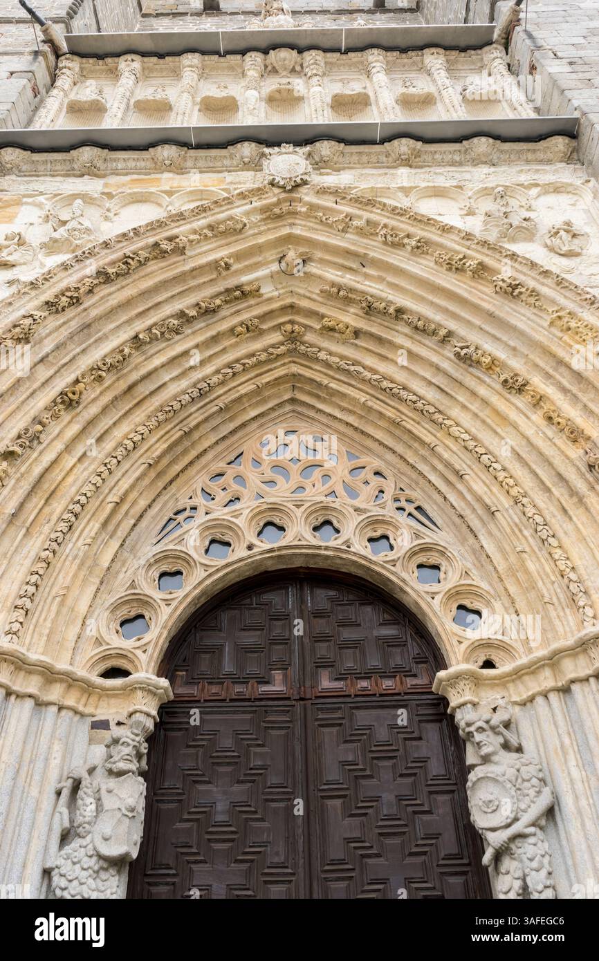 Avila Cathedral - Iconic Showcase of Spanish Gothic Design Stock Photo ...