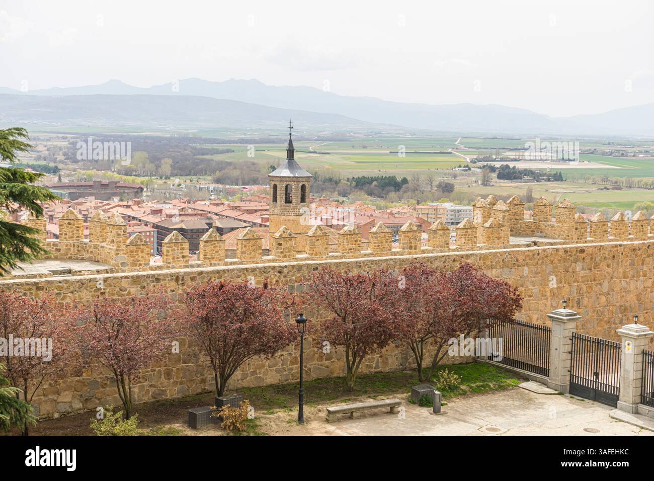 Breathtaking Views of Avila from the City Walls Stock Photo - Alamy