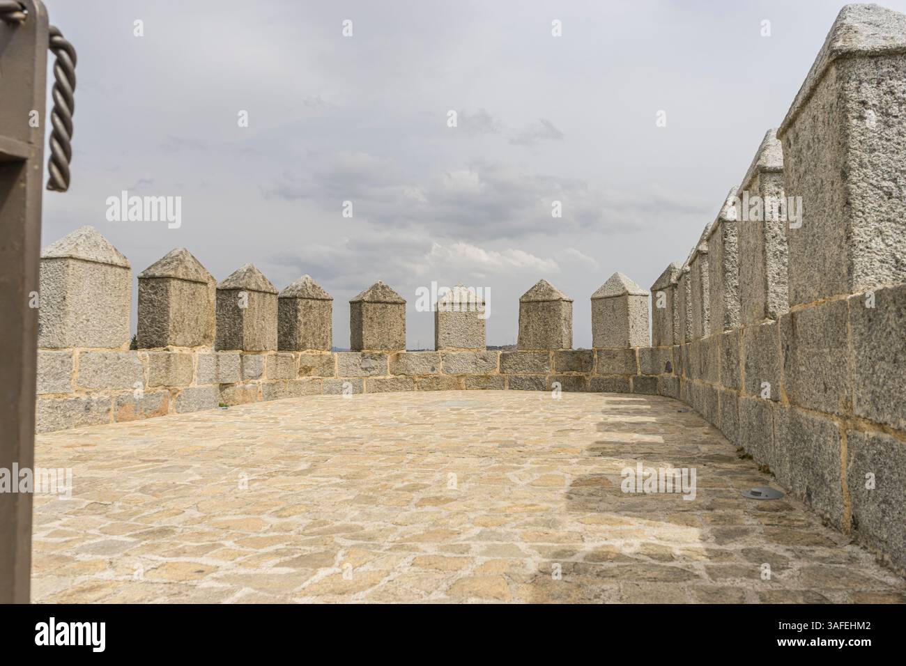 Avila's Fortified Walls - A Heritage of Medieval Glory Stock Photo - Alamy