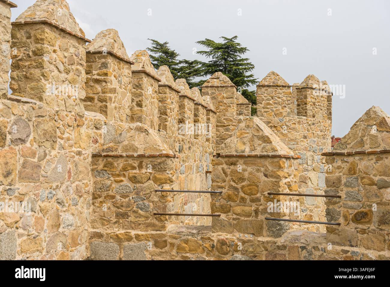The Historic Fortified Walls of Avila, Spain's Gem Stock Photo - Alamy