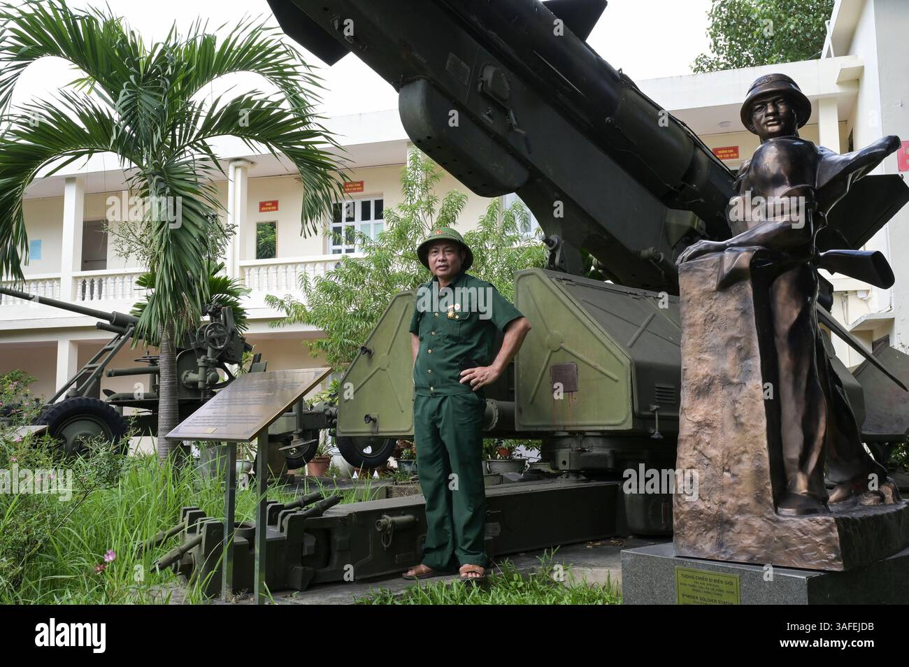 VIETNAM, Hanoi, Military Museum, military equipment and war scrap from ...