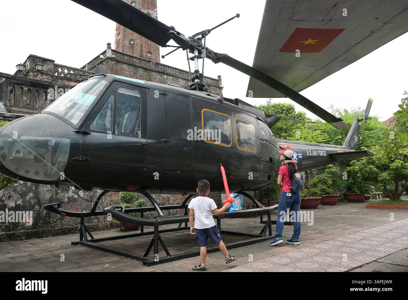 VIETNAM, Hanoi, Military Museum, military equipment and war scrap from ...