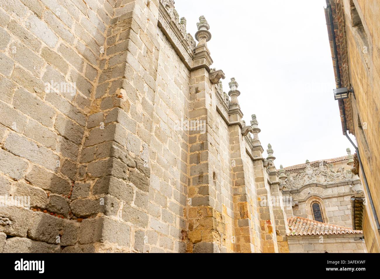 Architectural Masterpiece of Ávila Cathedral Stock Photo - Alamy