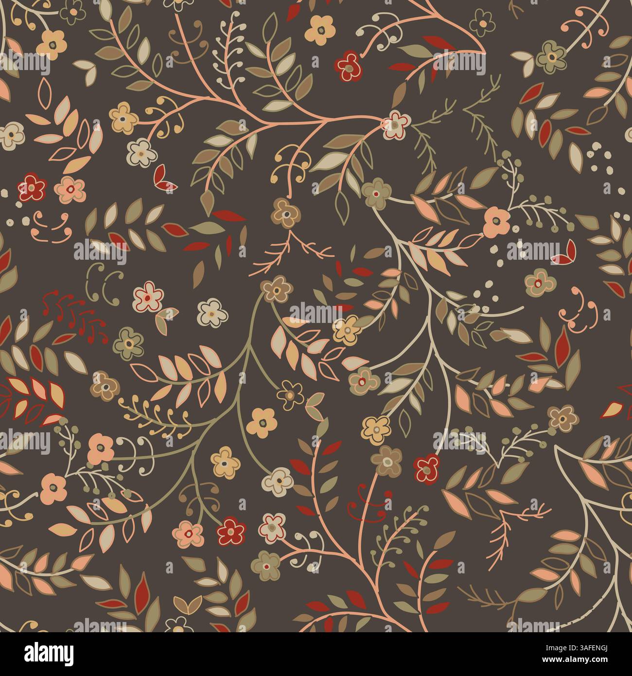 Modern vector textile design, all over seamless pattern wrapping paper ...