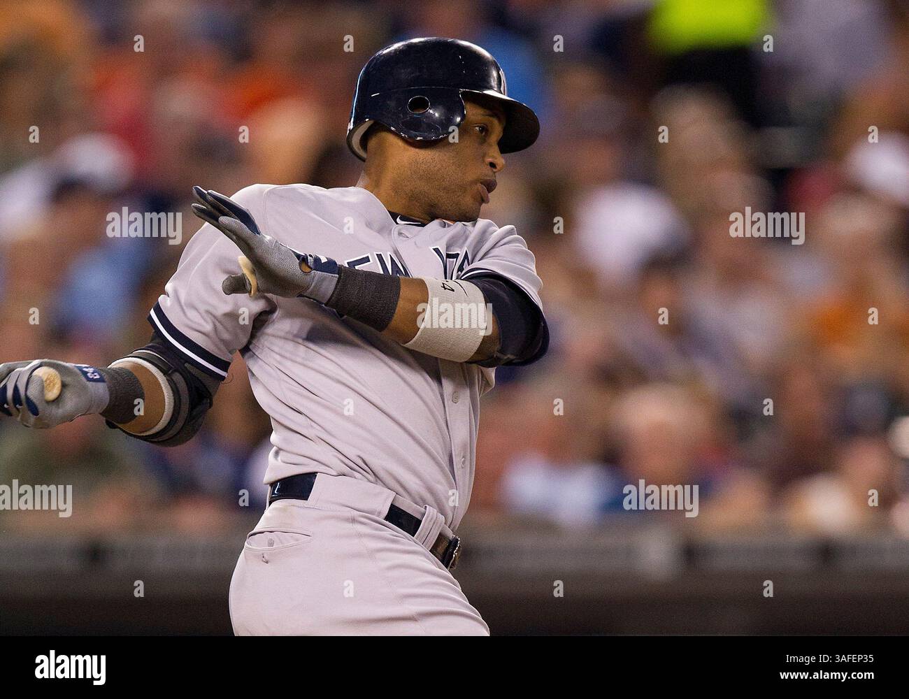 August 07, 2012: New York Yankees second baseman Robinson Cano (24) at ...