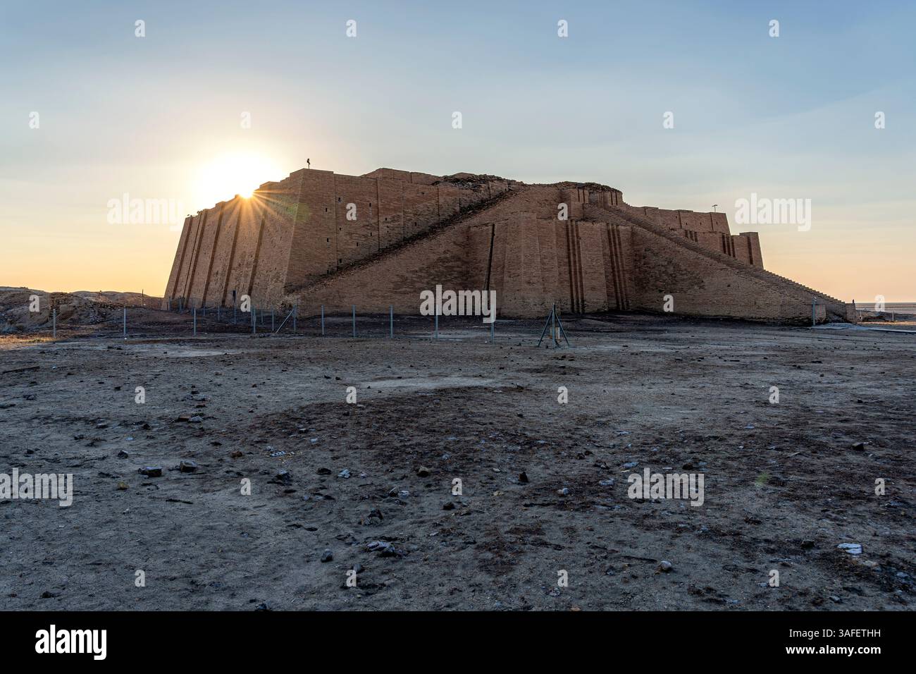The Great Ziggurat of Ur, Iraq, true landmark of ancient Mesopotamian ...