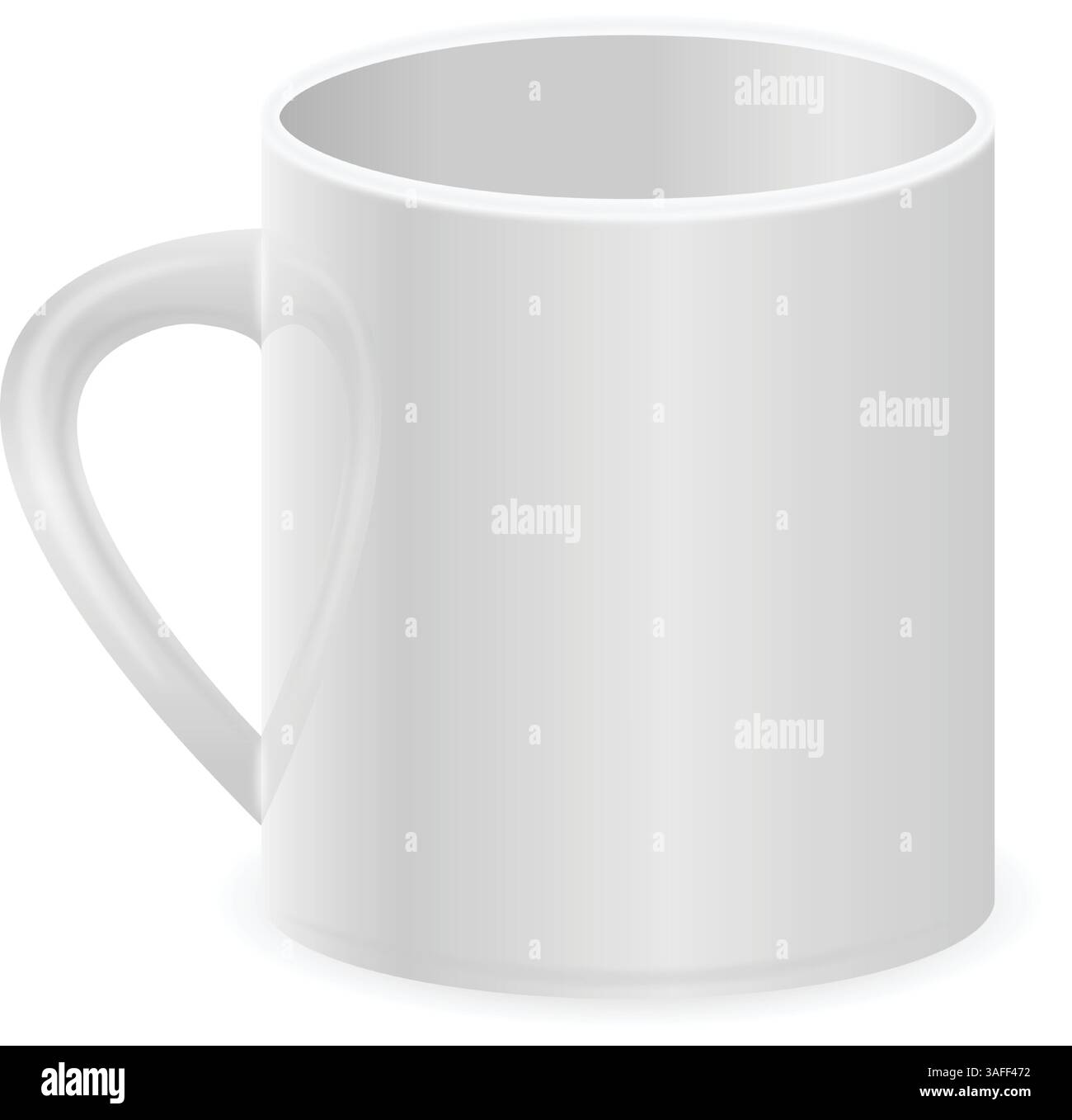 Clear coffee mug Stock Vector Images - Alamy