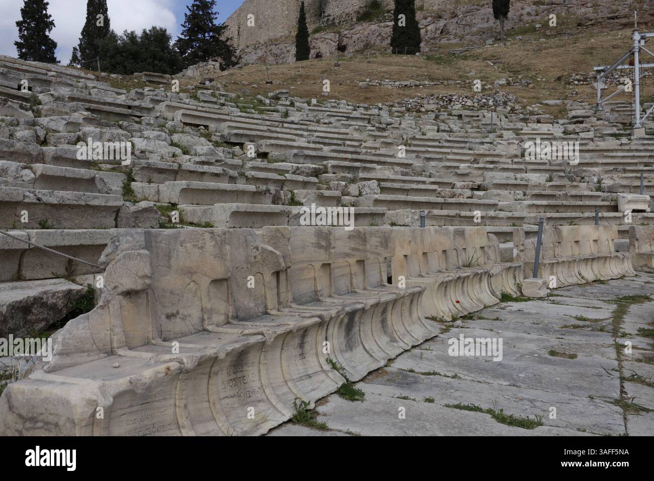 The ancient Theatre of Dionysus Eleuthereus, considered to be the world ...
