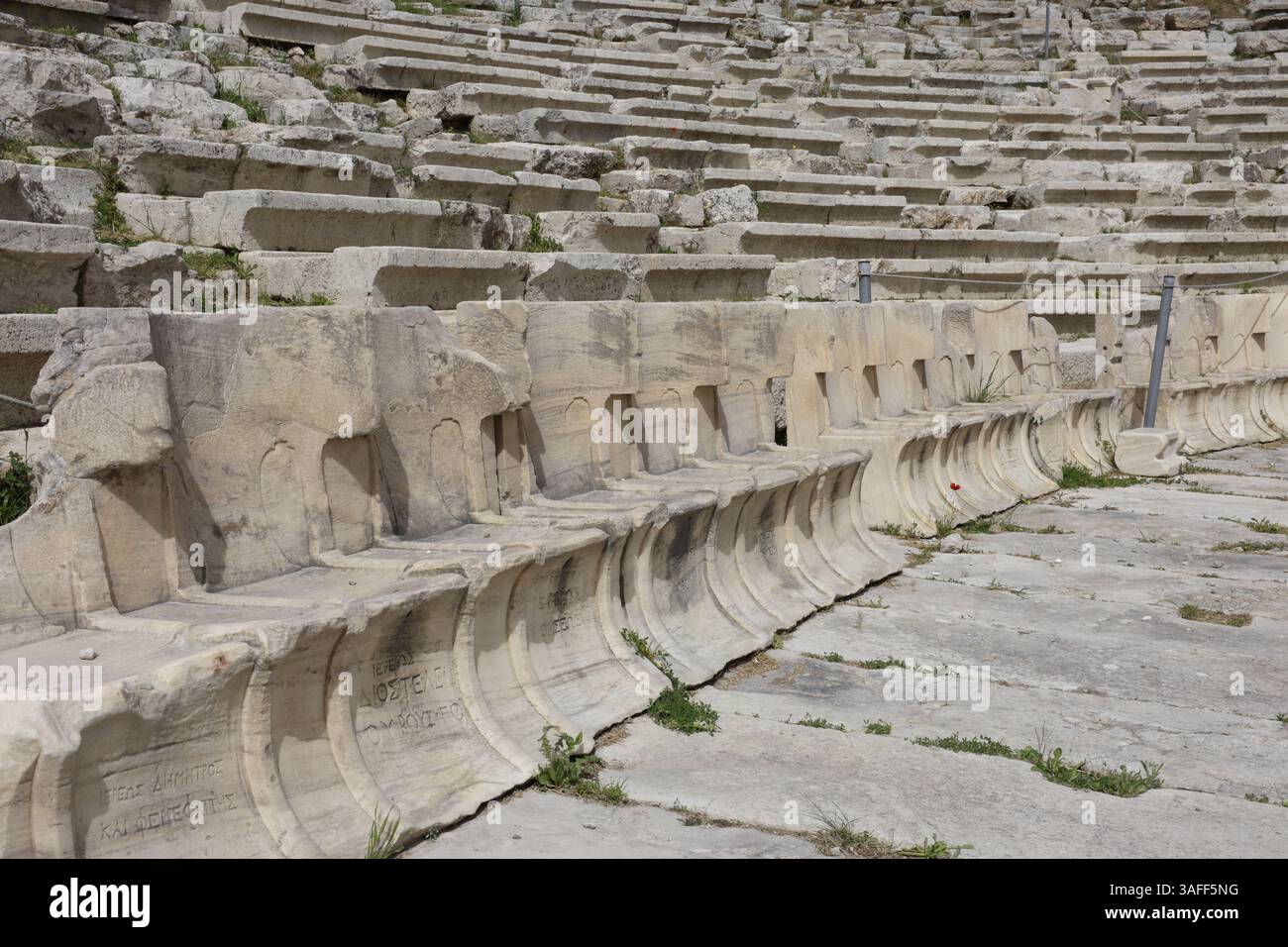 The ancient Theatre of Dionysus Eleuthereus, considered to be the world ...
