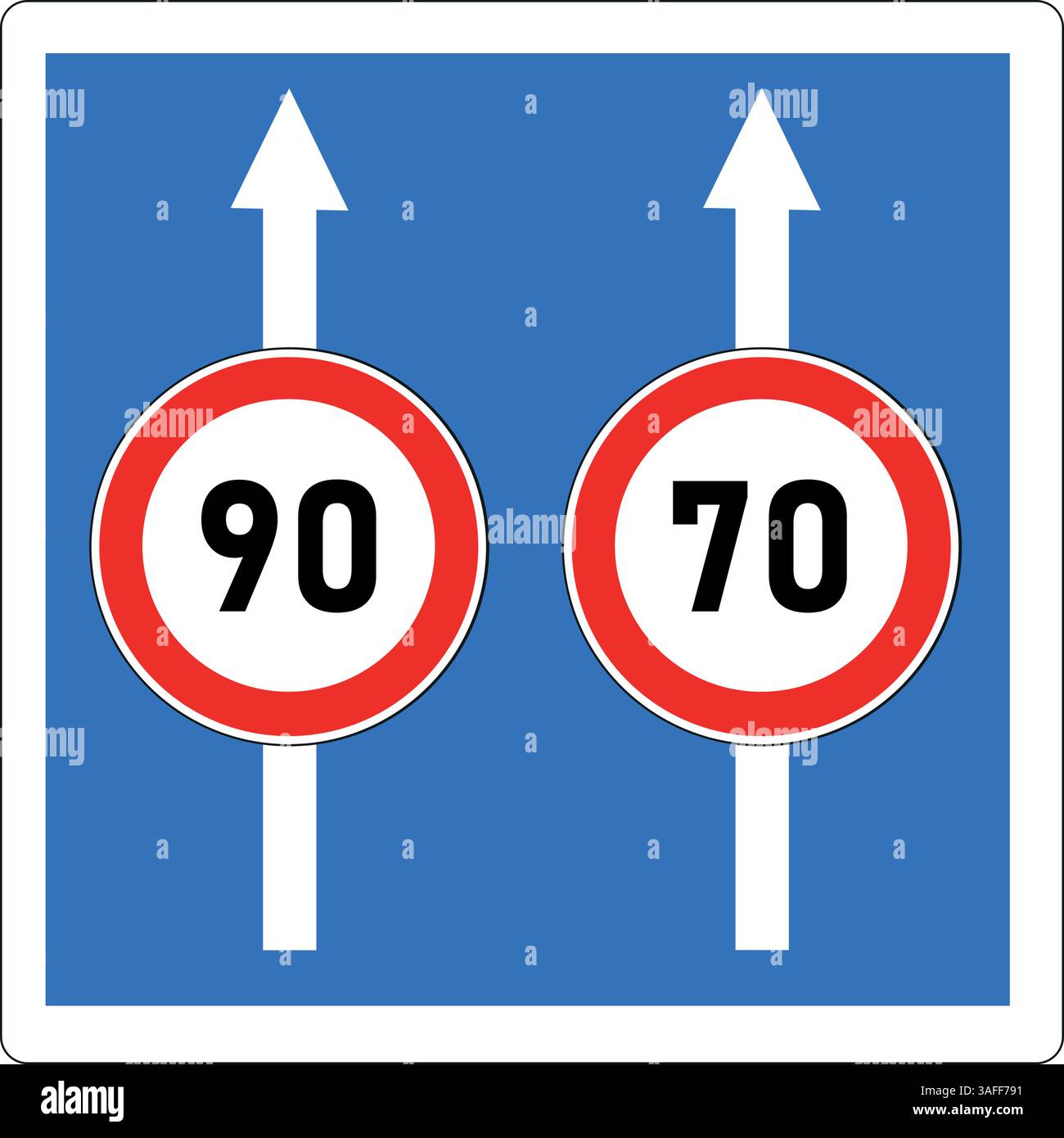 Road signs: special traffic conditions Stock Vector Image & Art - Alamy
