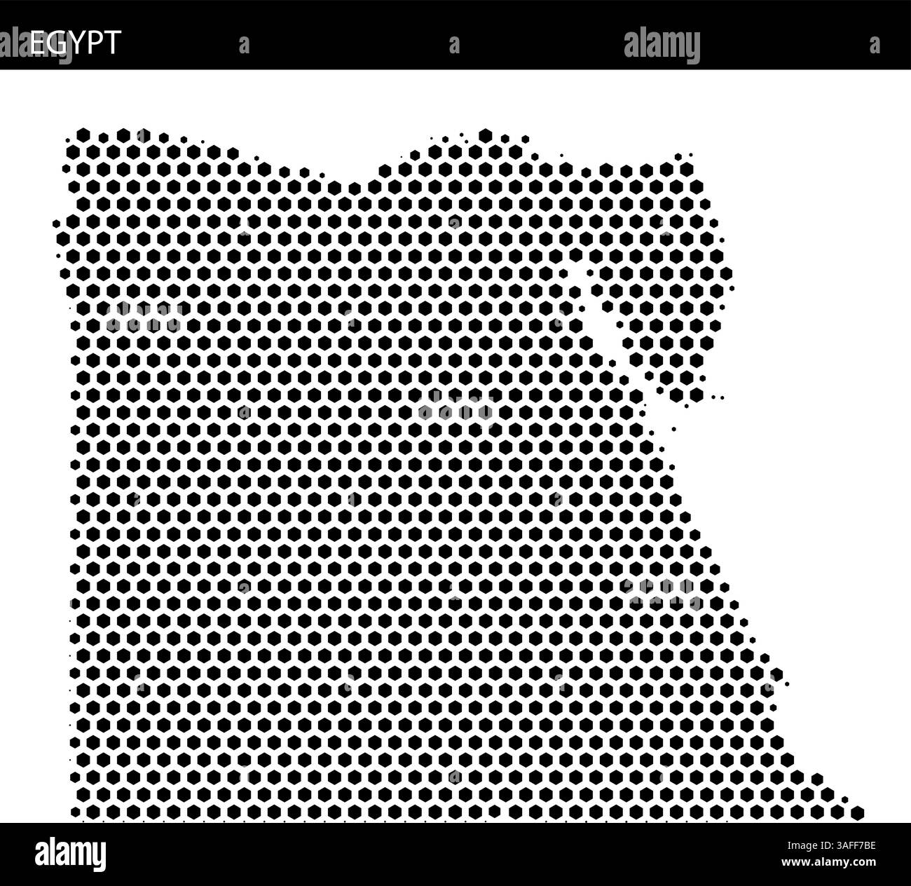 This detailed map of Egypt showcases various geographical features and ...
