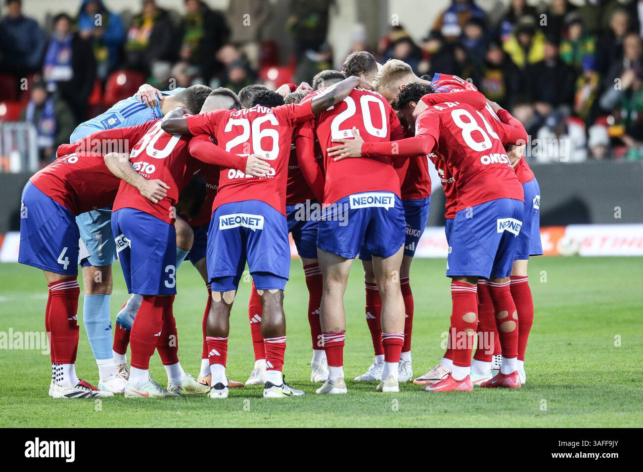 Niepolomice, Poland, 7th April, 2025, football 2024 2025 PKO BP ...