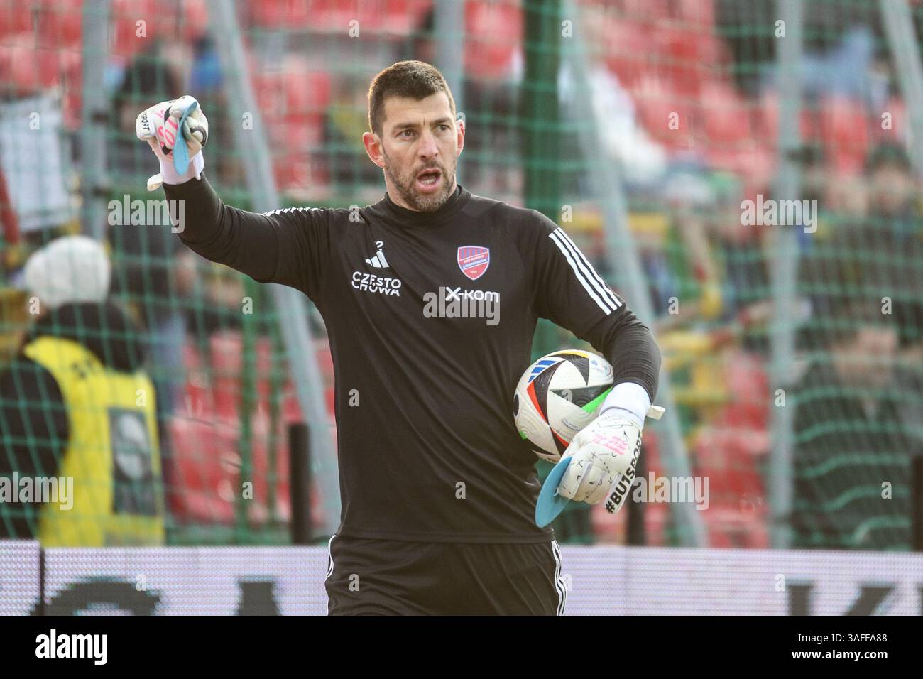 Niepolomice, Poland, 7th April, 2025, football 2024 2025 PKO BP ...