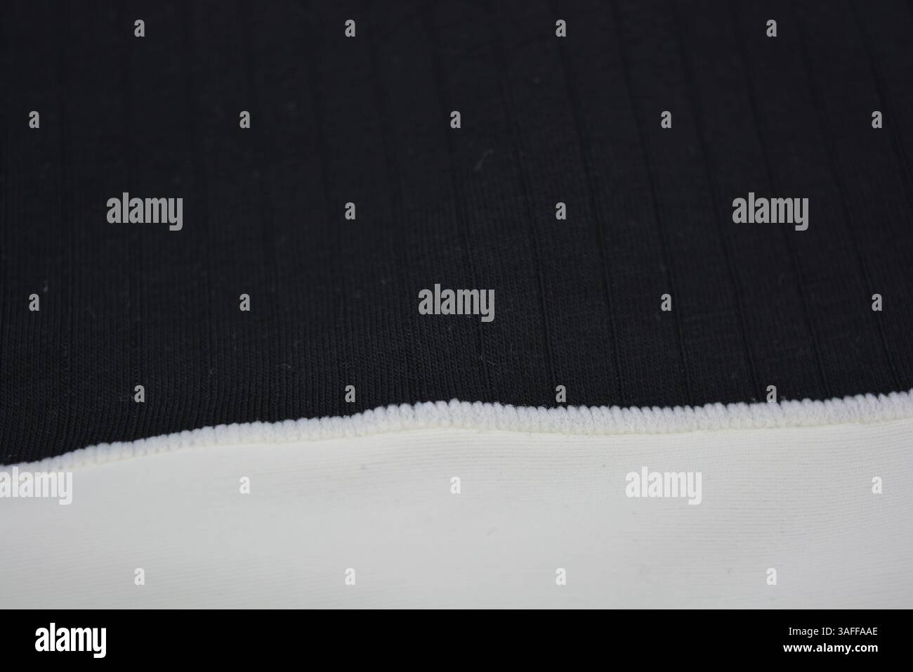 Materials, thin fabric made of cotton and synthetic material. Black ...